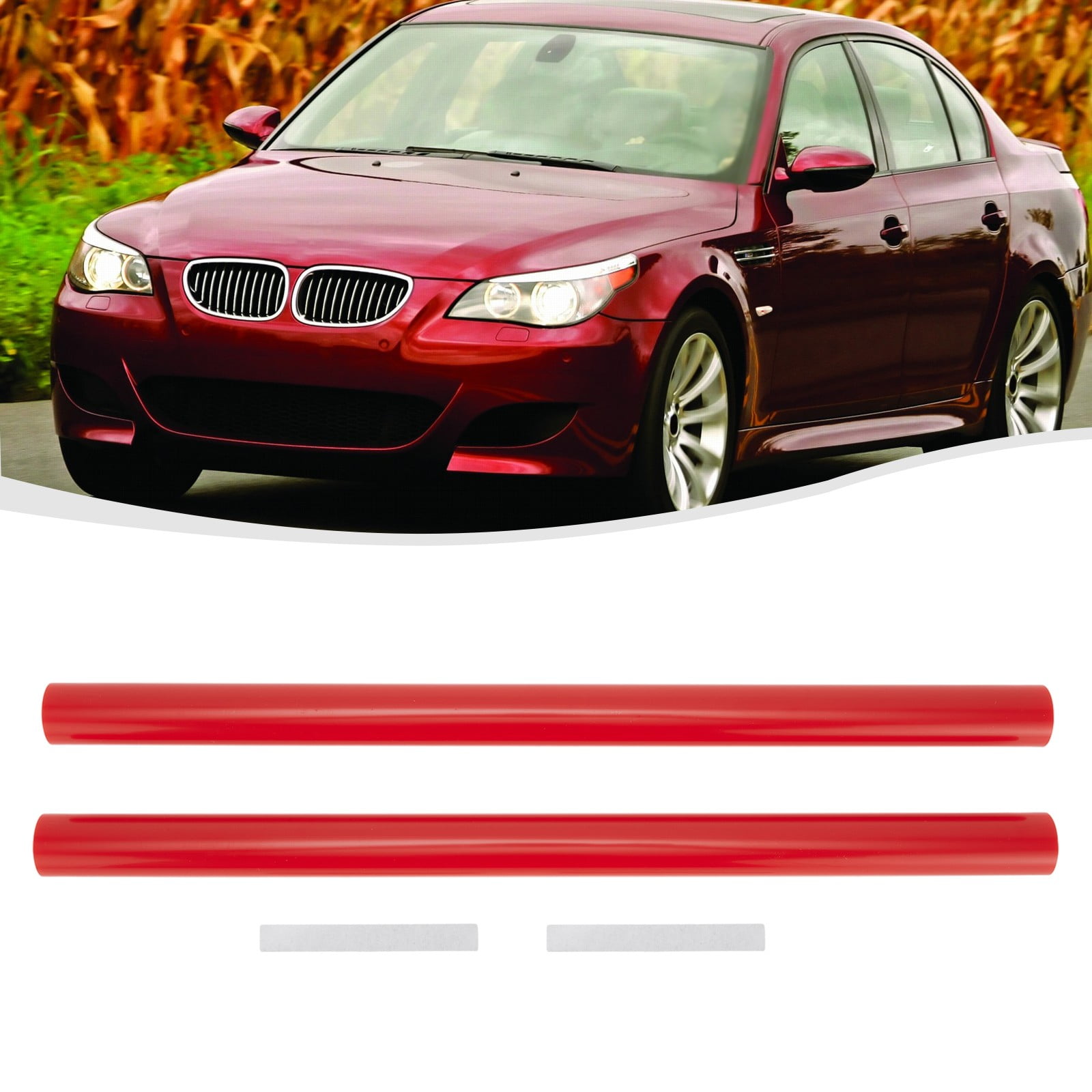 Grill Bar V Brace for Bmw E60 E65 E66 Front Grille Trim Strips Cover ...