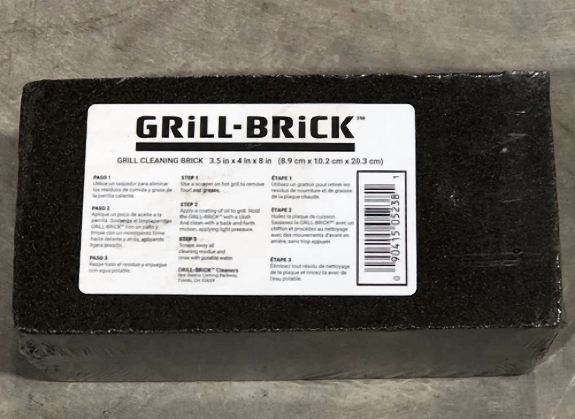 Grill Brick Grill Cleaner Bbq Barbecue Scraper Griddle Cleaning Stone 3 ...