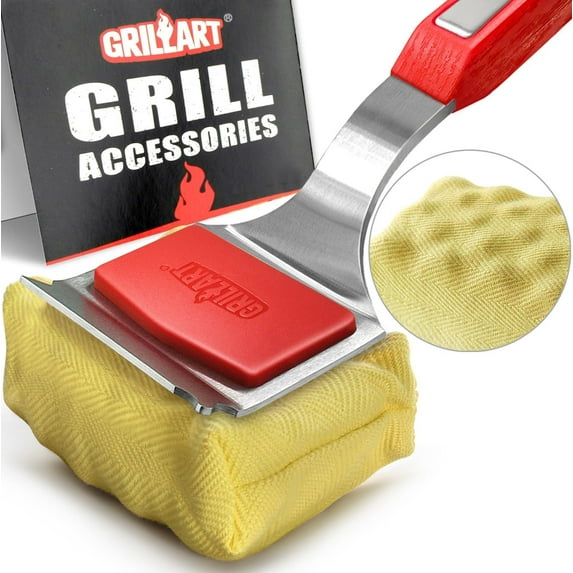 Grill Brush Bristle Free. SteamWizards BBQ Replaceable Cleaning Head ...