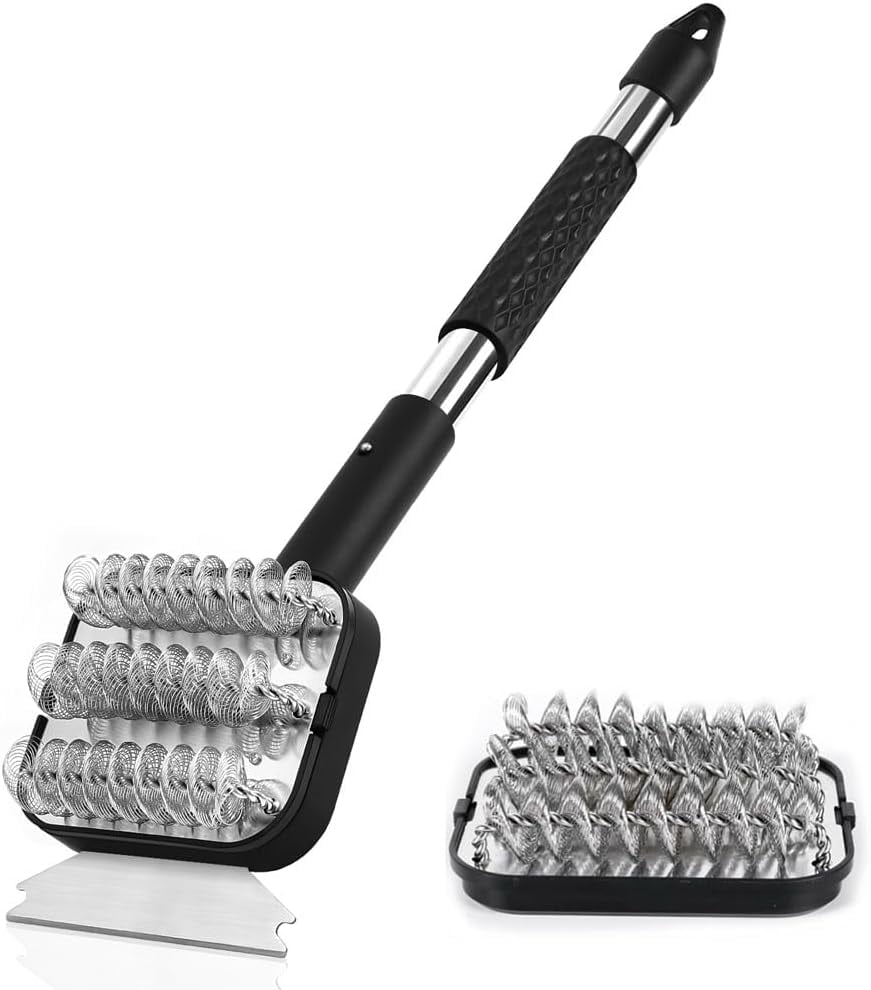Grill Brush and Scraper Bristle Free - Safe BBQ Brush for Grill ...