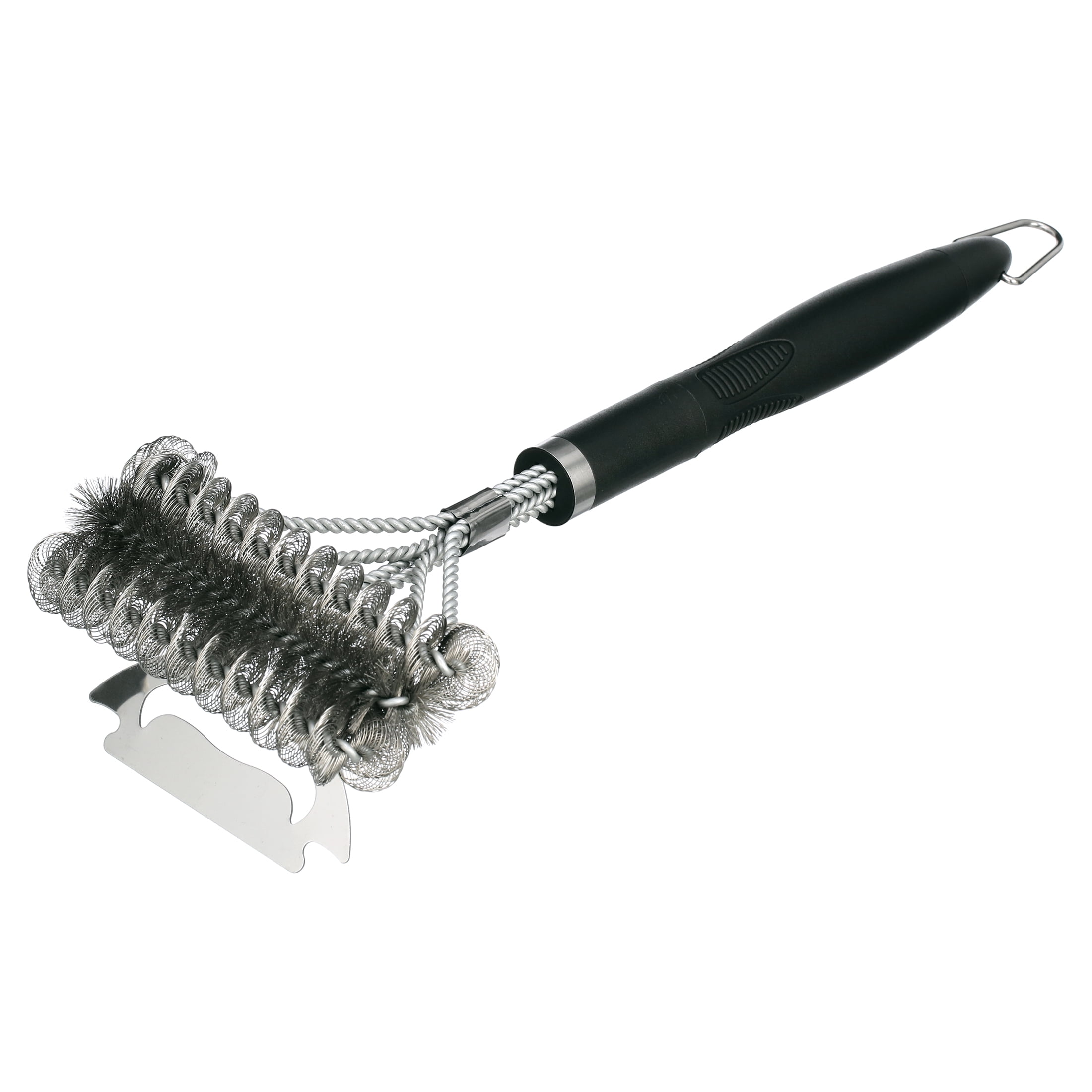 Grill Wizard 17” Bristle Free & Wire BBQ Brush - Safe & Efficient Grill ...