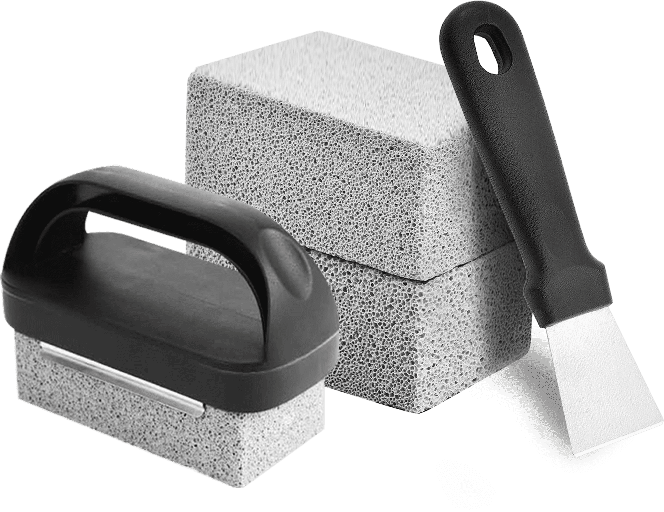 Monalife Grill Cleaning Kit, Grill Stone Cleaning Bricks, Griddle ...