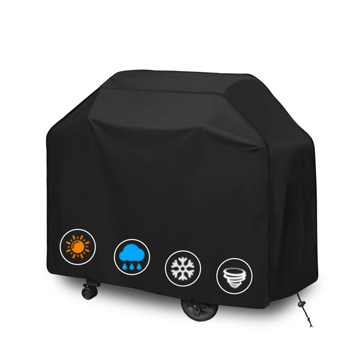 Grill Cover 57 inch, Waterproof BBQ Gas Grill Cover with Adjustable Hem ...