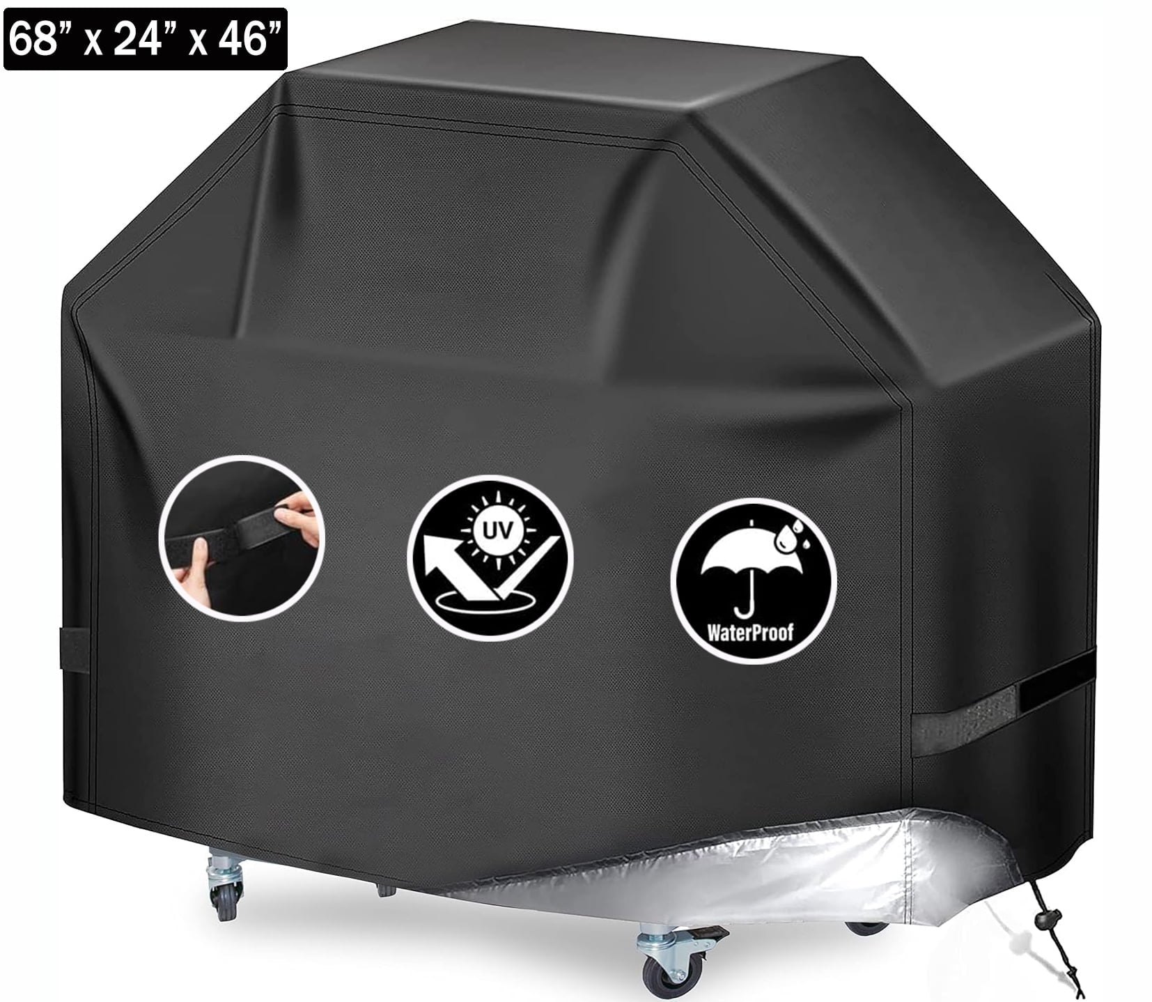 Grill Cover for Outdoor Grill, Waterproof Oxford Fabric BBQ Cover for 4 ...