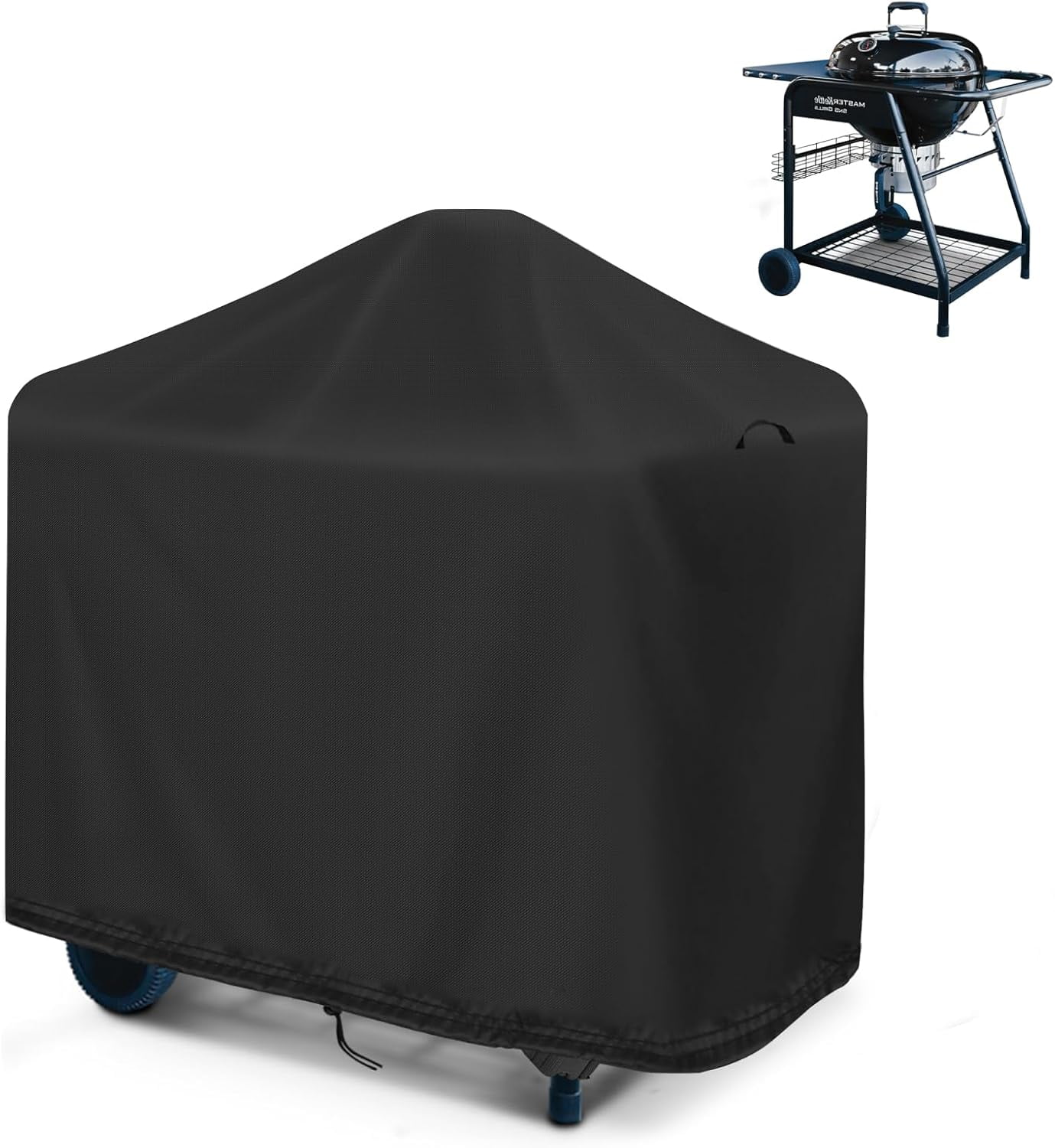 Grill Cover for MasterKettle Grill 22 inch,Water-Resistant BBQ Grill ...