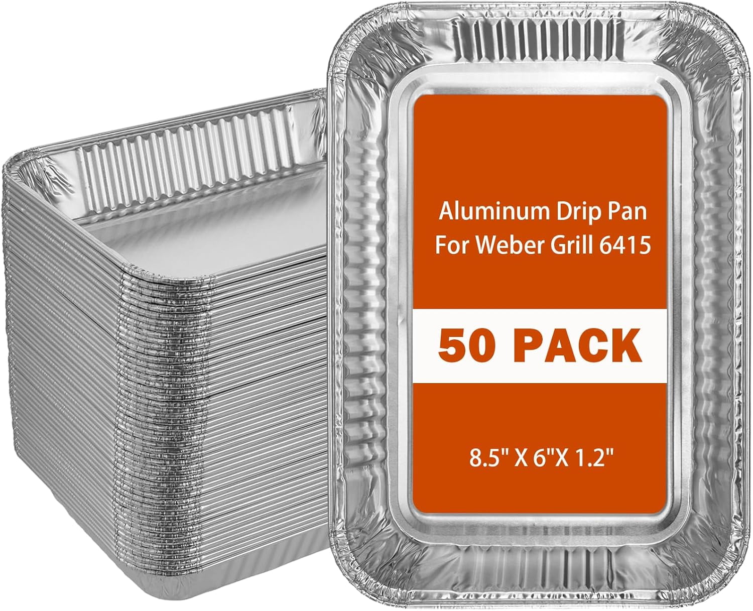 Grill Drip Pans Compatible Weber 6415-20 Pack Grill Accessories for ...