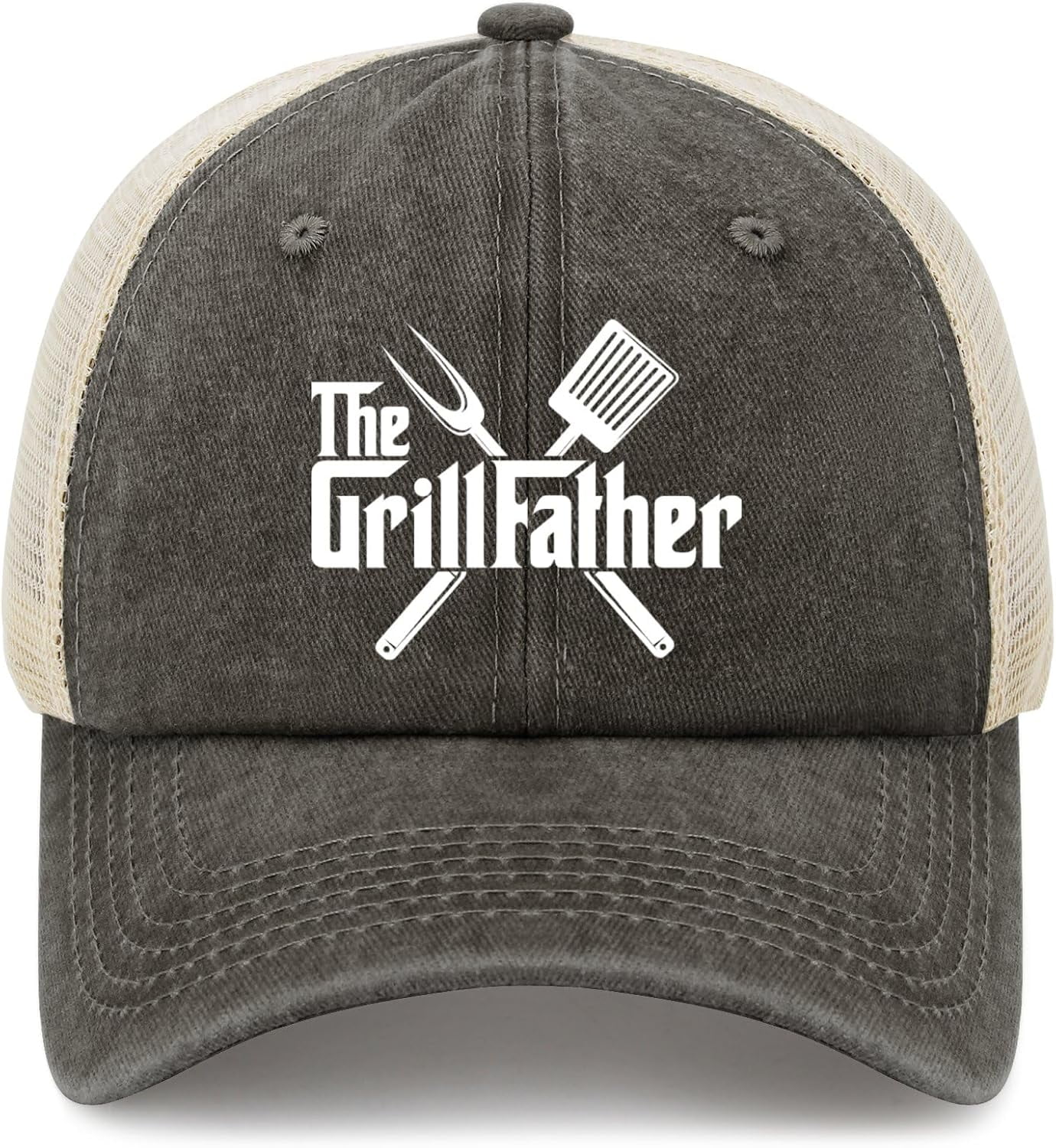 Grill Father Barbeque Fathers Day Grilling Dad Baseball Hat Garde Caps ...