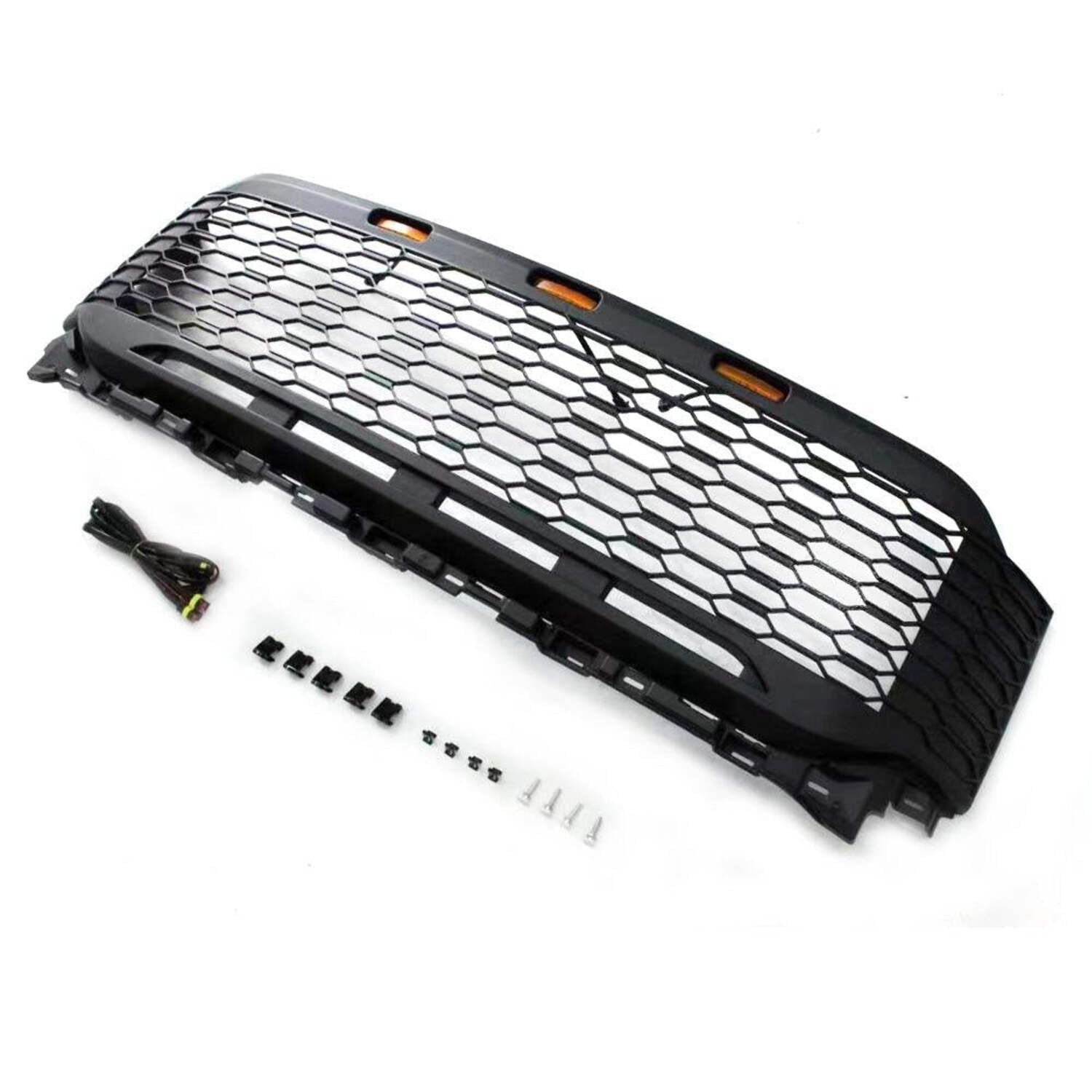 Grill For 2021 2022 2023 Ford F150 Raptor Grill Replacement W Led ...