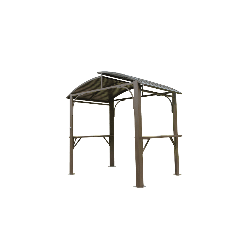 Grill Gazebo 8' × 6', Aluminum BBQ Gazebo Outdoor Metal Frame with ...
