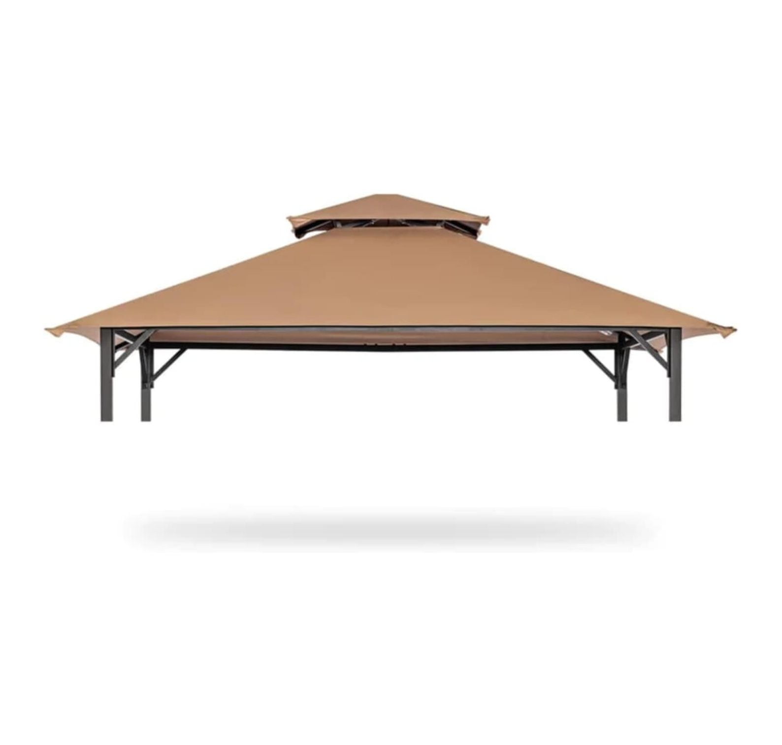Grill Gazebo Replacement 5' x 8' Canopy Roof, Outdoor BBQ Gazebo Canopy ...