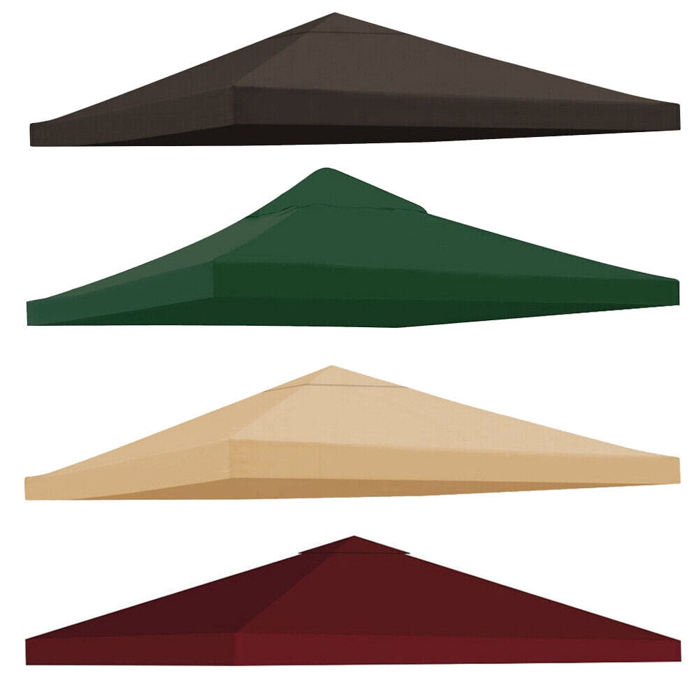 Grill Gazebo Replacement Canopy Roof, 10' x 10' Outdoor BBQ Gazebo ...