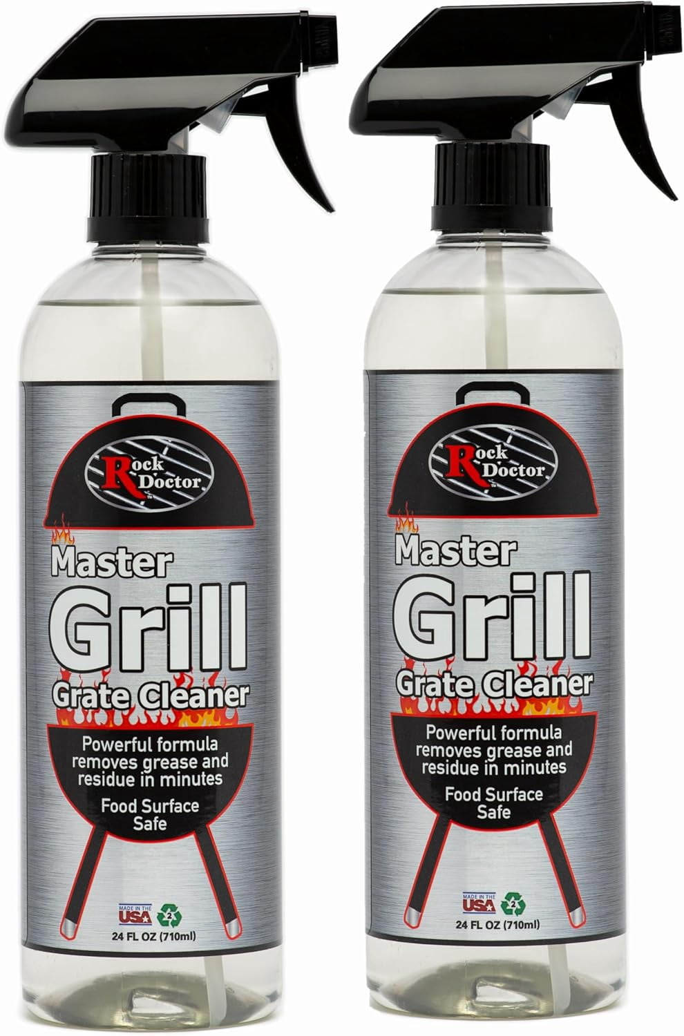 Grill & Grate Cleaner 24oz. 2-Pk Food Surface Safe, Powerful Foaming ...