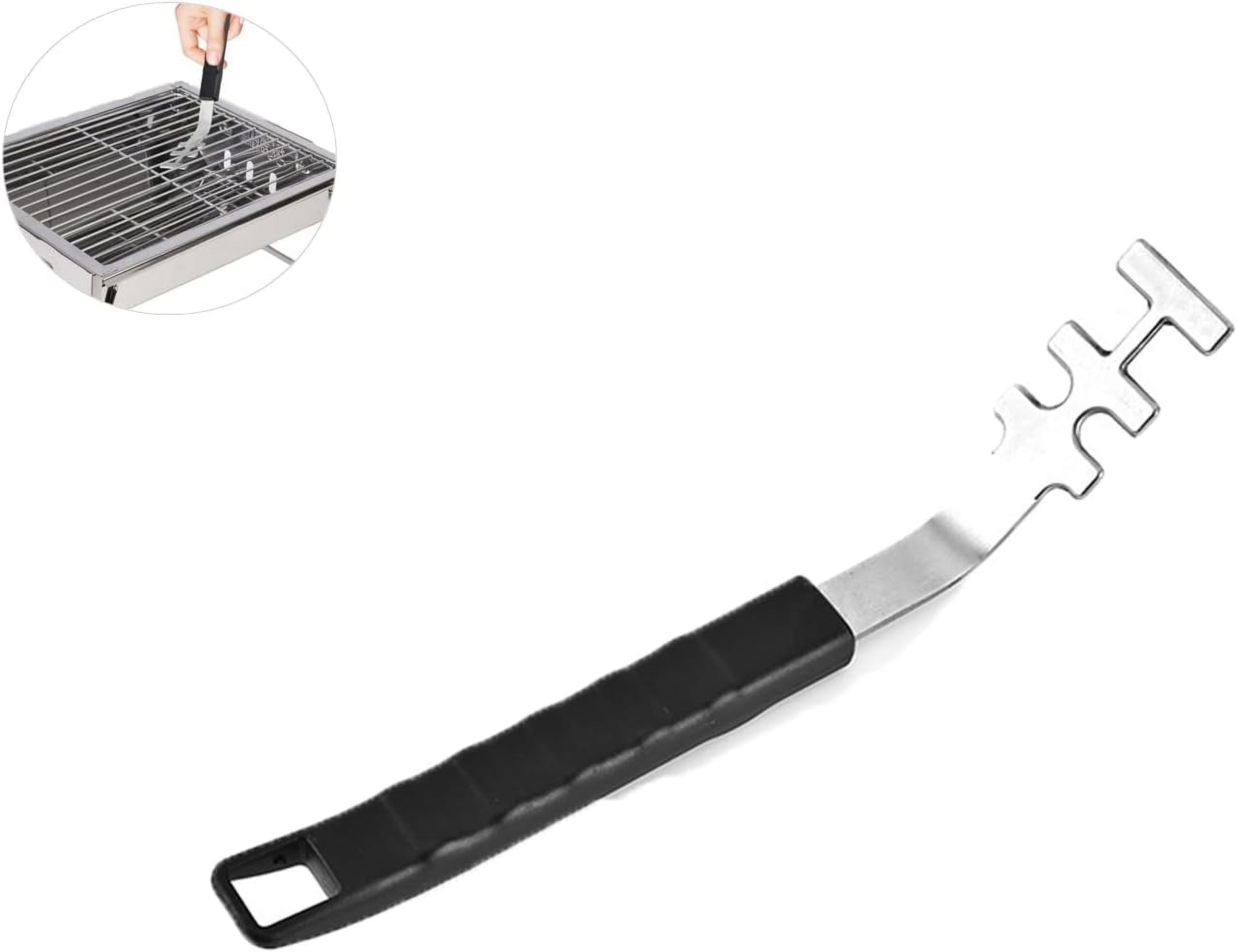 Grill Grate Lifter Tool Cast Iron Grid Lever Lock Lifting Gripper ...