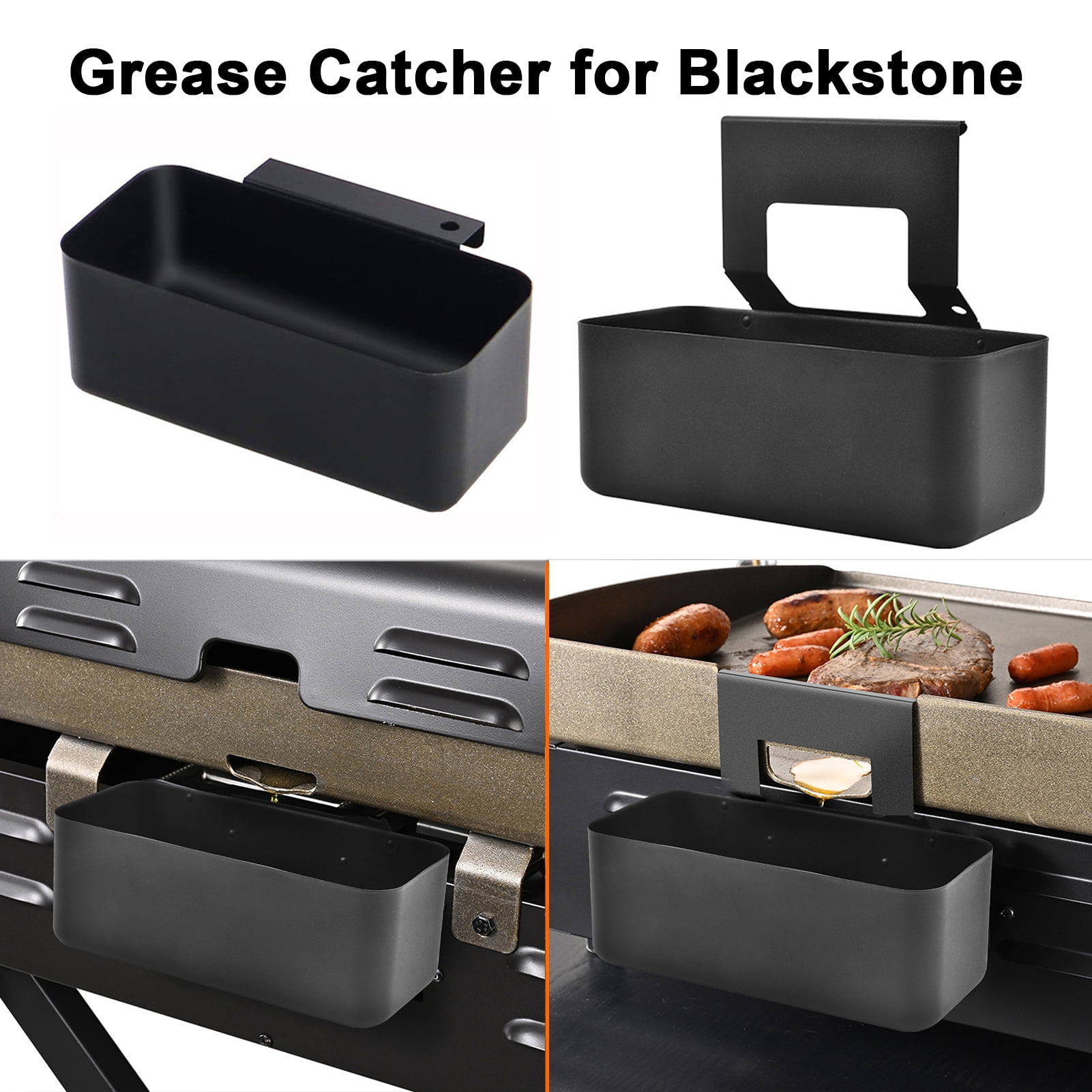 Grill Grease Catcher Tray for Blackstone Premium Steel Drip Cup for 17 ...