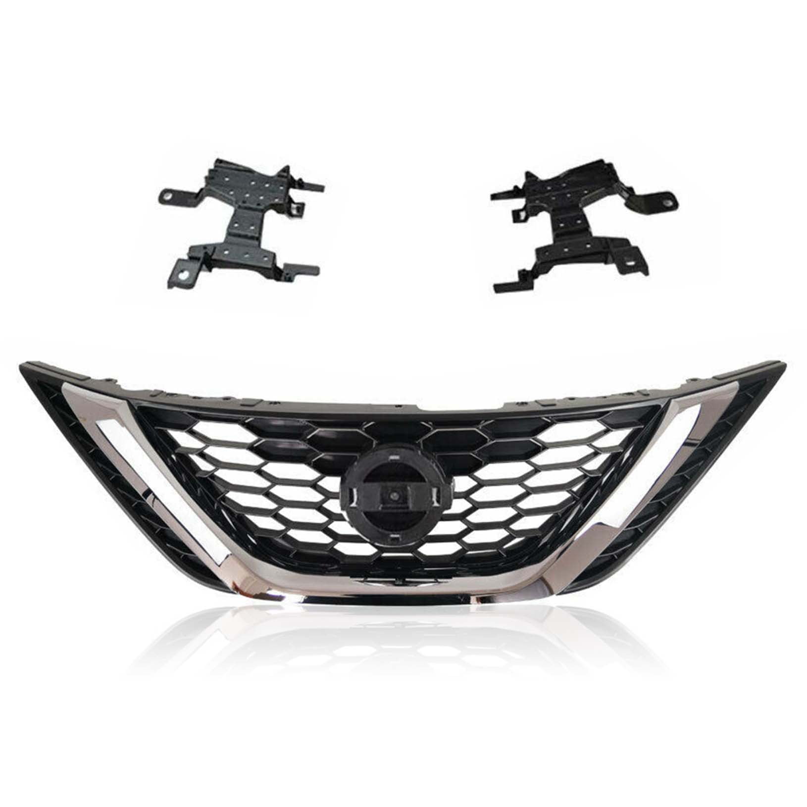 Grill Inserts Front Bumper Grille Fits for Nissan Sentra Sedan 4-Door ...