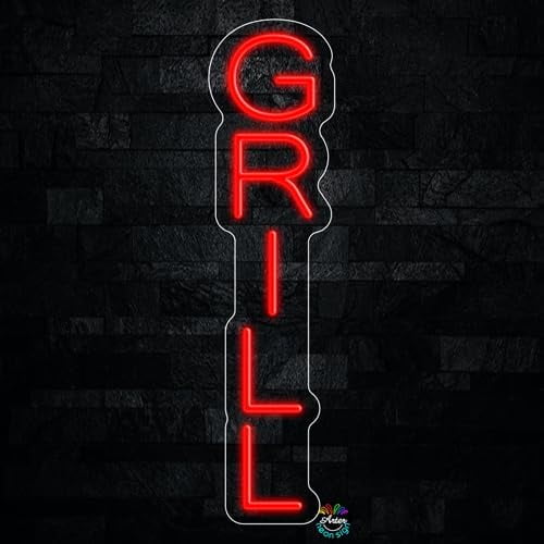 Grill LED Neon Sign 6"L x 24"H #32335 - Walmart.com