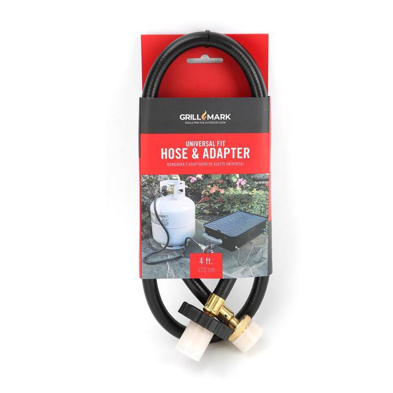Grill Mark 8083936 Rubber Gas Line Hose & Adapter for Universal ...