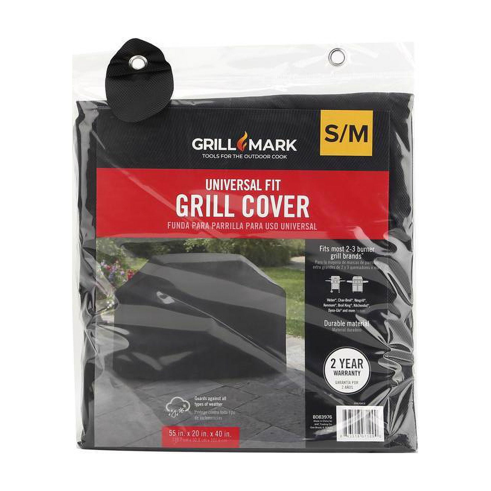 Grill Mark 8083976 Black Grill Cover - Walmart.com