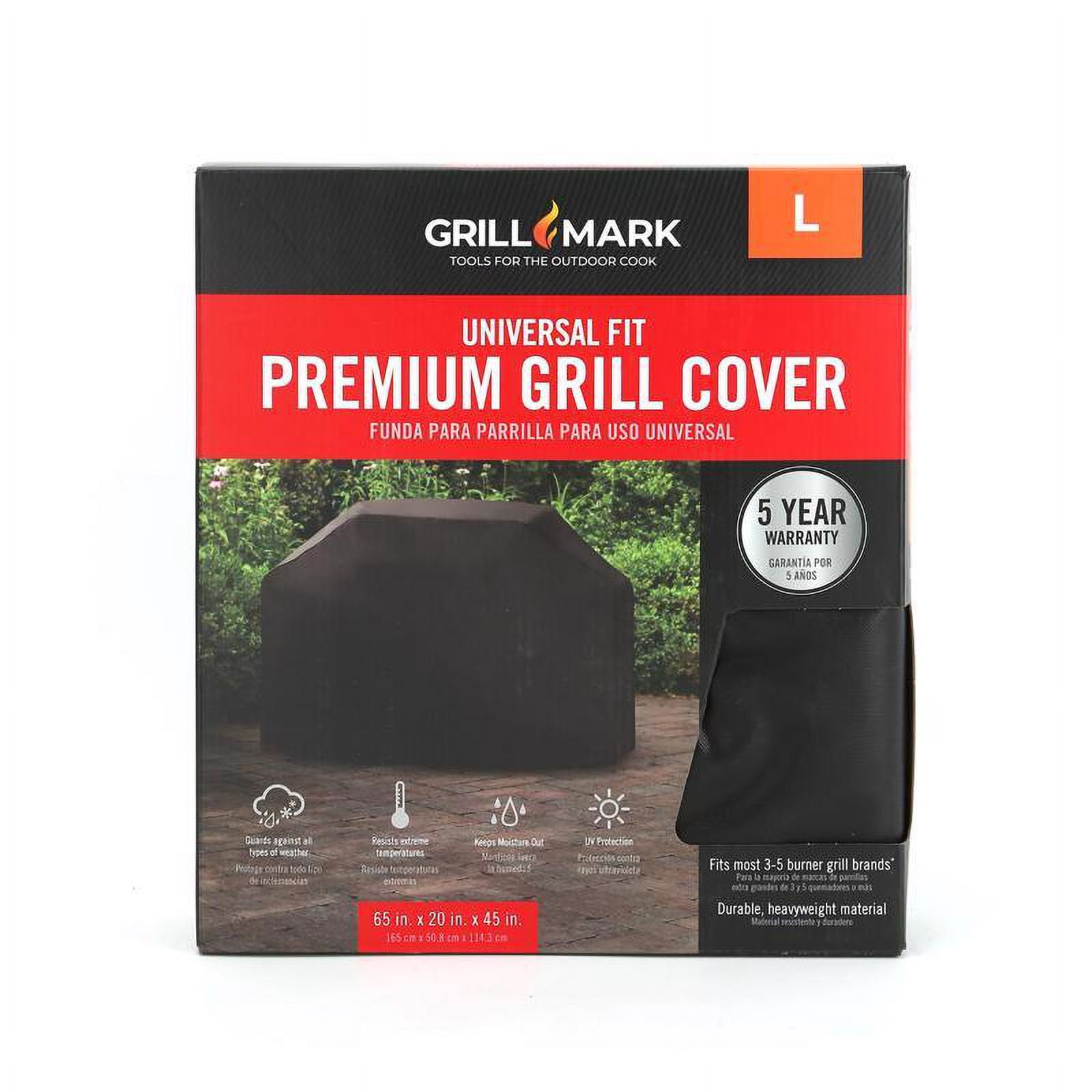 Grill Mark 8083981 Black Grill Cover for Universal - Walmart.com