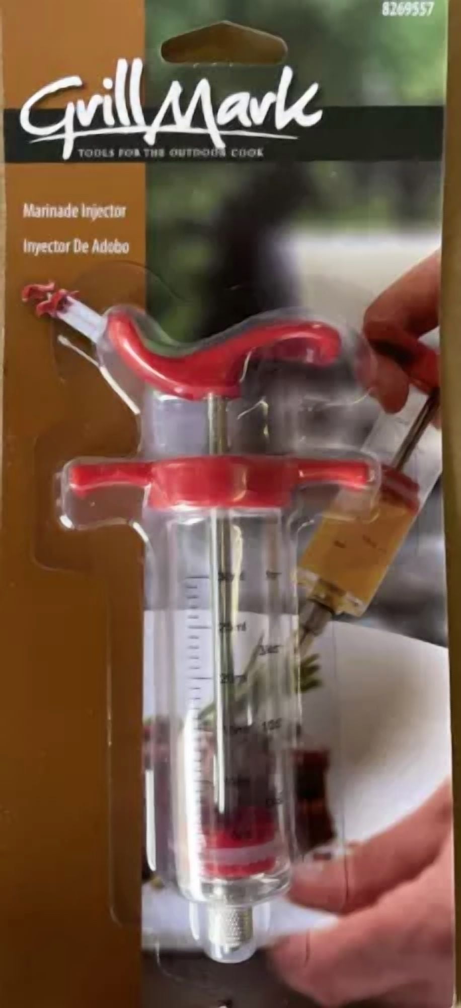 Grill Mark Marinade Injector # 14950A #21345 New Inject Turkey, Chicken ...