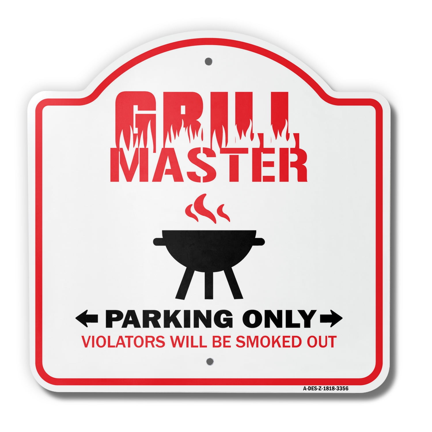 Grill Master 18" X 18" Heavy-Gauge Aluminum Architectural Sign ...