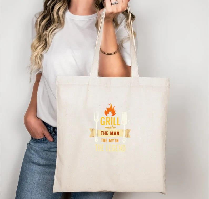 Grill Master Flame Graphic Cooking Fire Heat BBQ Tote Bags - Walmart.com