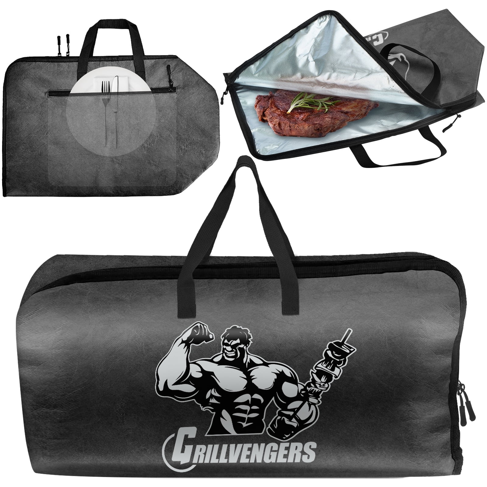 BBQ Blanket for Resting Meat, 21 in Smoking Meat Resting Bag, Reusable ...