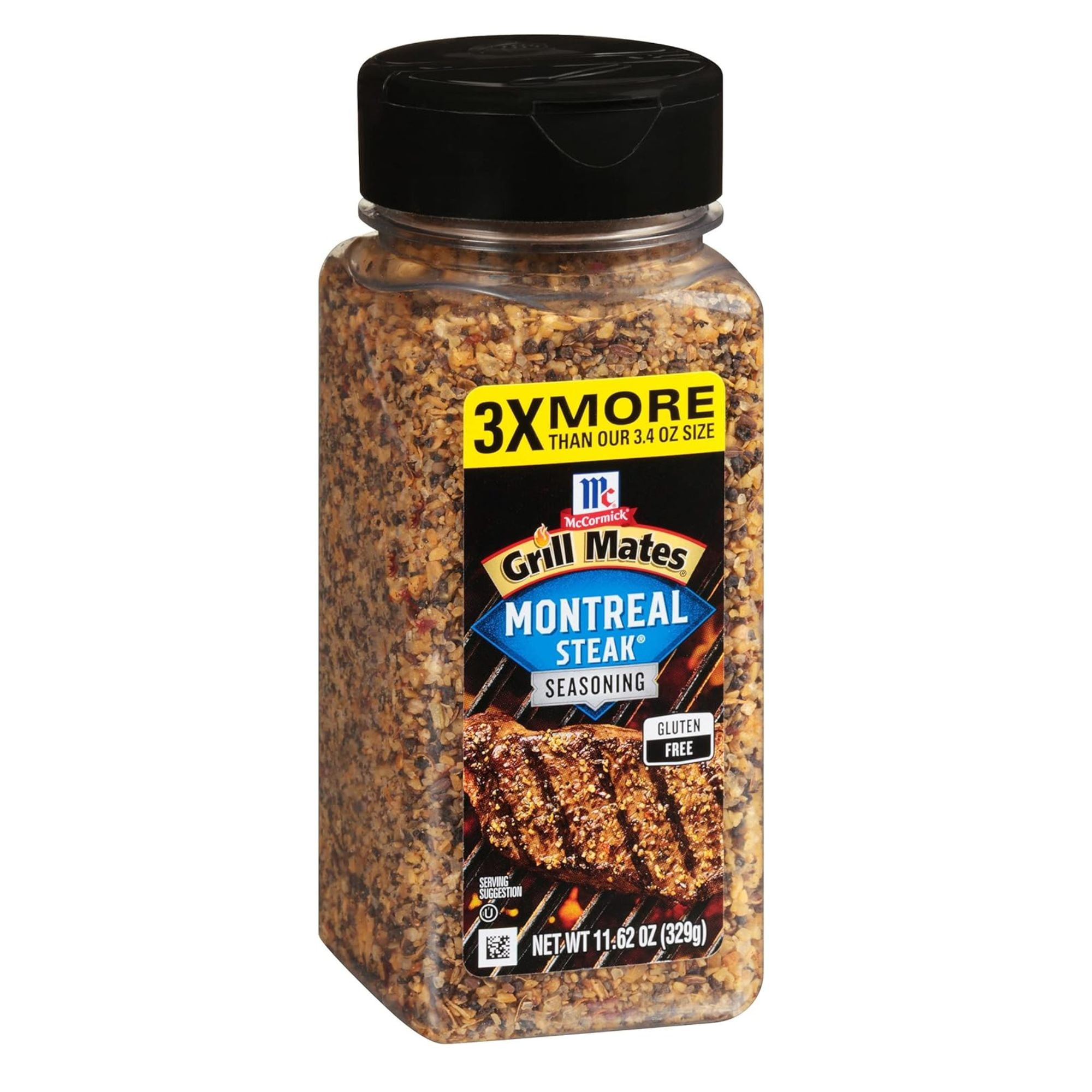 Grill Mates Steak Seasoning 11.62 oz, Condiment Powder Seasoning Savory ...