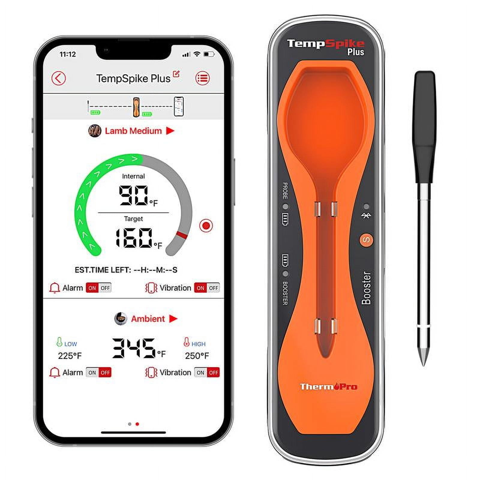 [Grill Must Have] TempSpike Portable Digital Meat Thermometer Bluetooth ...