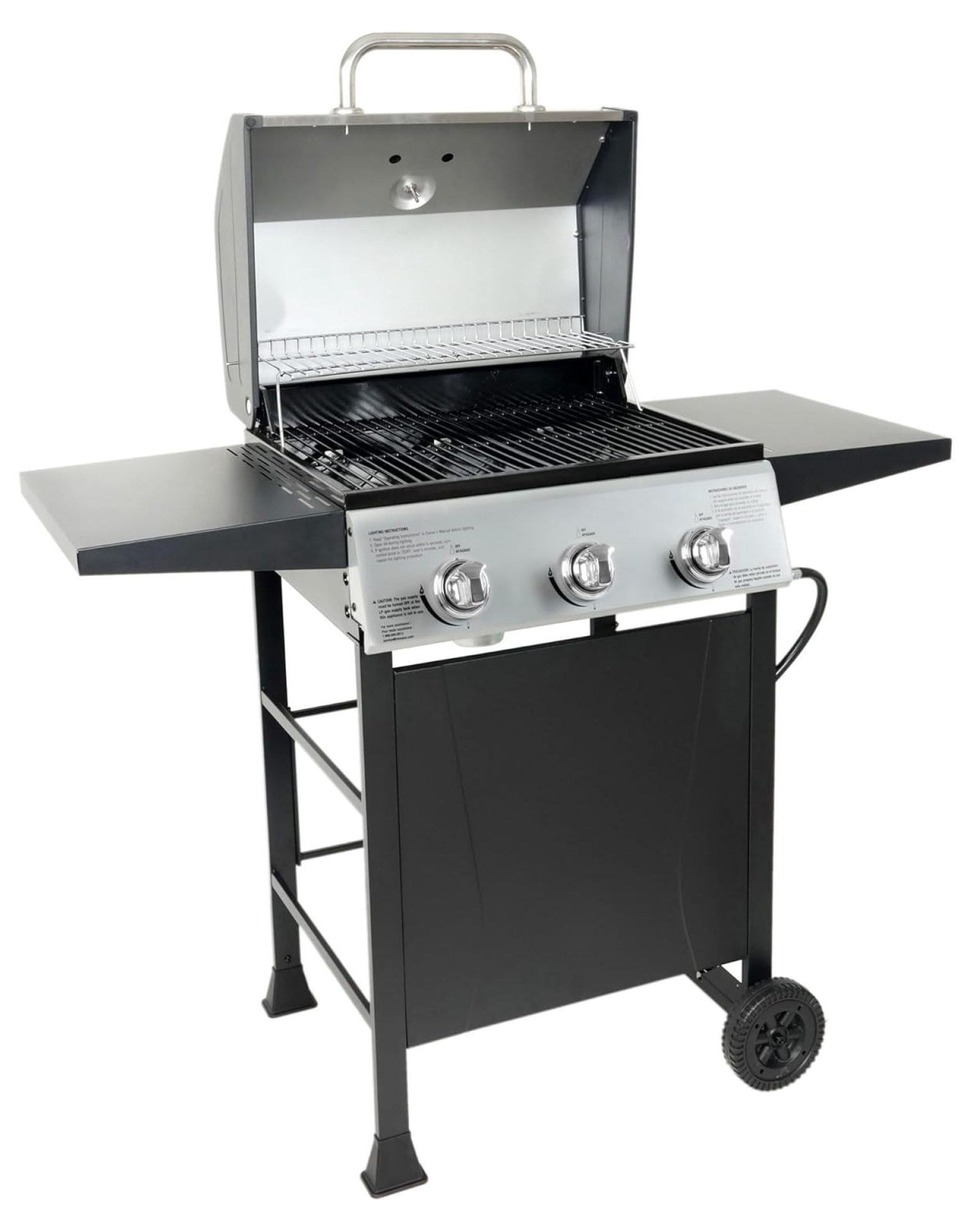 Grill Outdoor Barbeque 3 Burner Propane Gas Grill for Barbecue Cooking ...