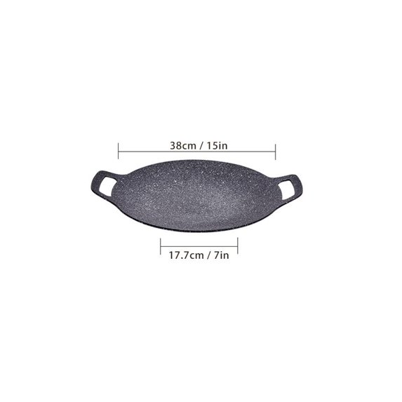Grill Pan Non Stick Pan Barbecue Plate BBQ Portable Grill,Camping Korea ...