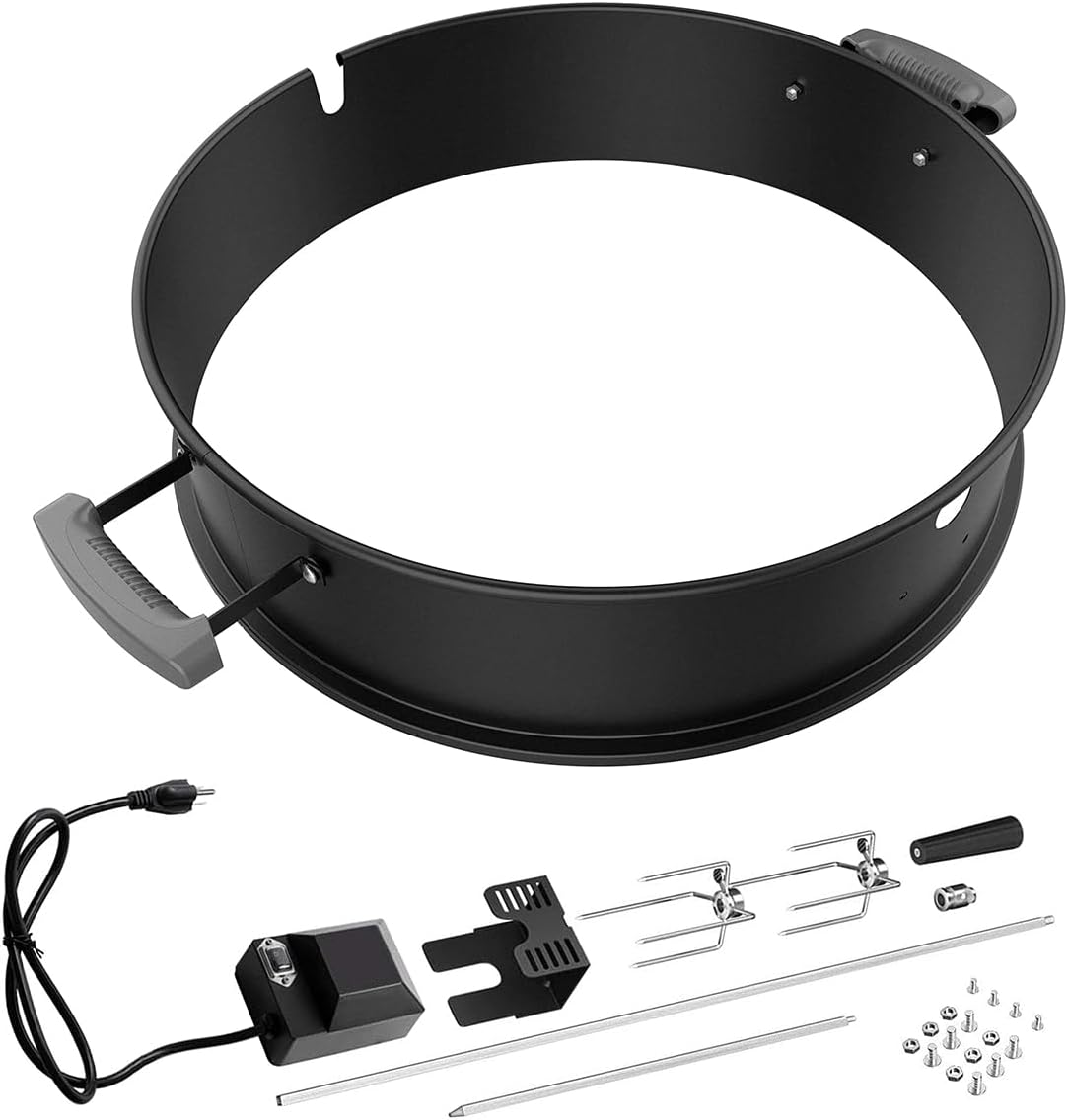 dreamlify Grill Pan Stainless Steel 22" Charcoal Grill Ring Kit ...