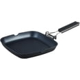 Grill Pan with Folding Handle, Nonstick Grilling Pan for Stove Tops ...