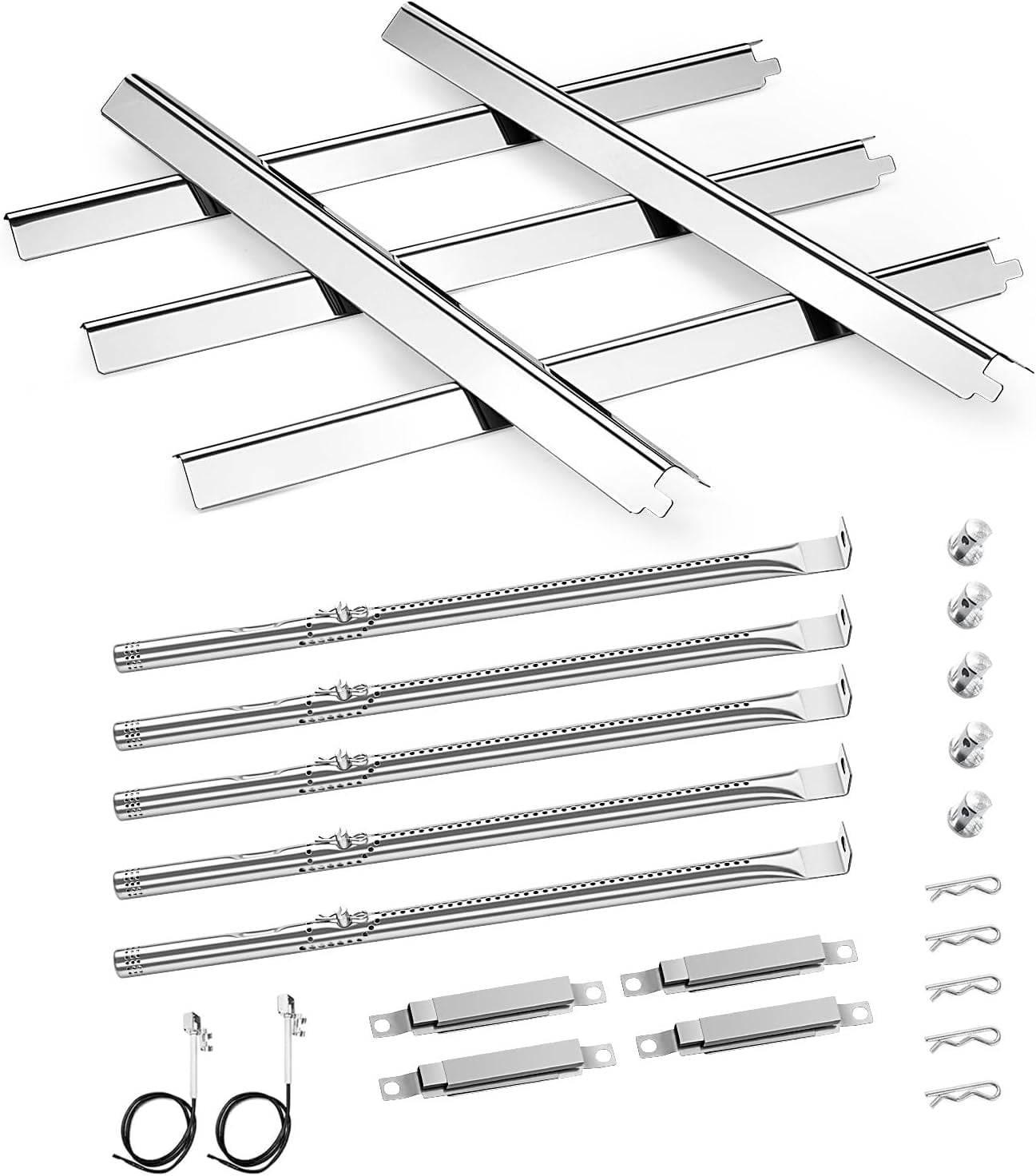 JCLMER Grill Replacement Parts for Charbroil 4, 5, 6 Burner Gas Grill ...