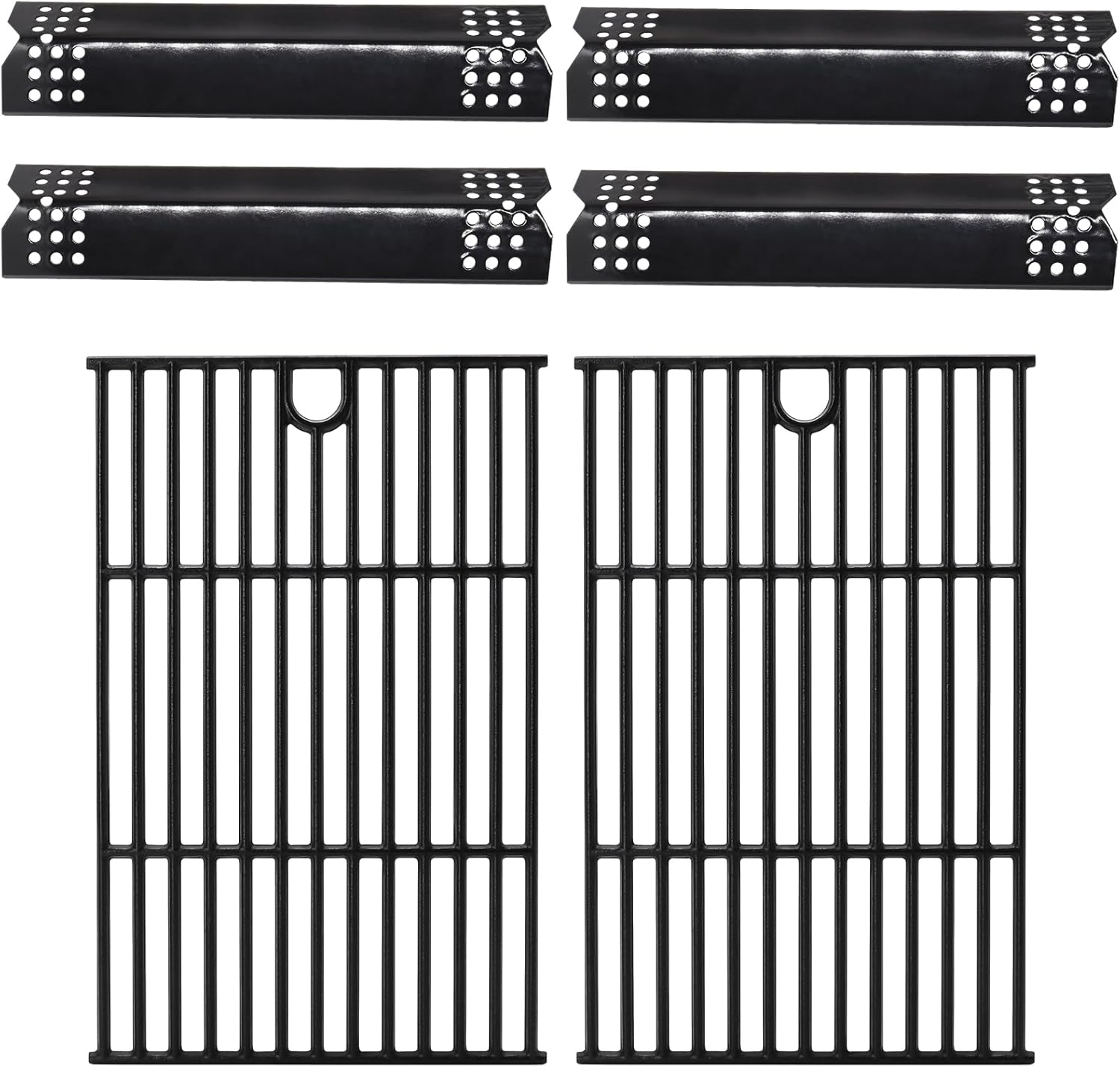 Grill Parts for Nexgrill 4 Burner, Cast Iron Cooking Grid Grates ...