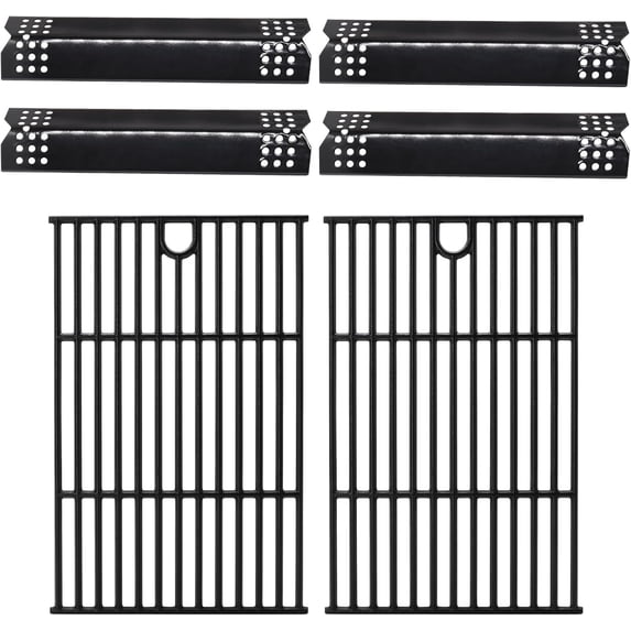 Grill Parts for Nexgrill 4 Burner, Cast Iron Cooking Grid Grates ...