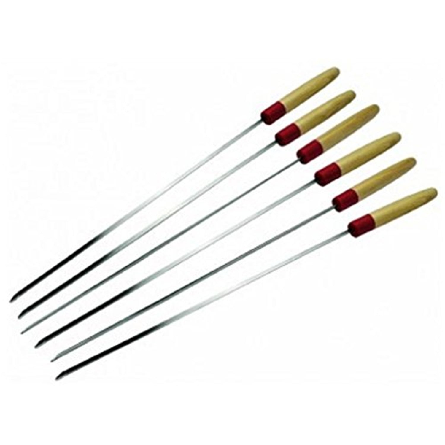 Grill Pro 40538 Deluxe Skewer Set, Stainless Steel, 22" - Walmart.com