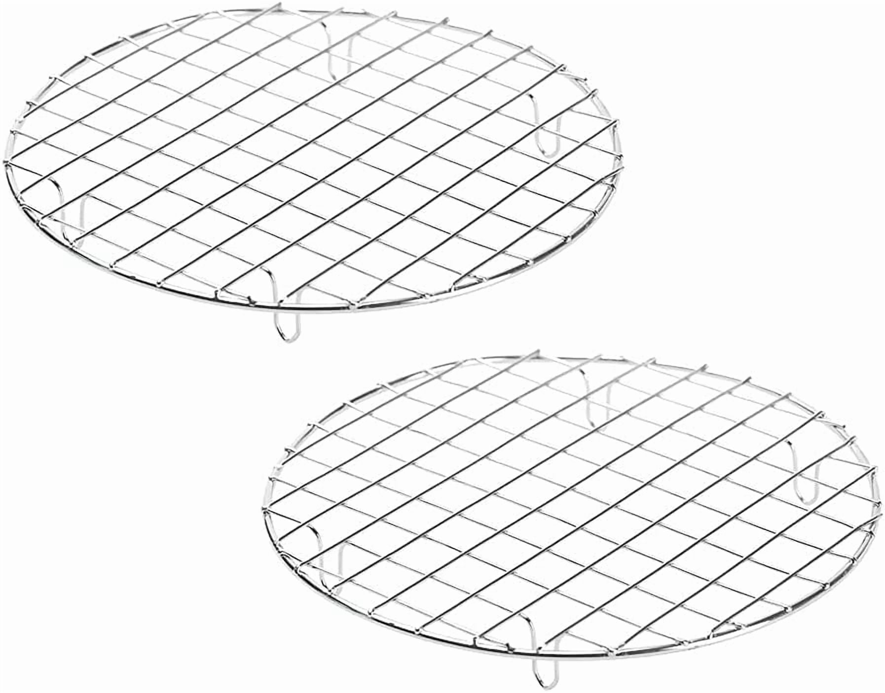 Grill Rack, 304 Stainless Steel BBQ Grilling Rack (9.85 inch 2-Pack ...