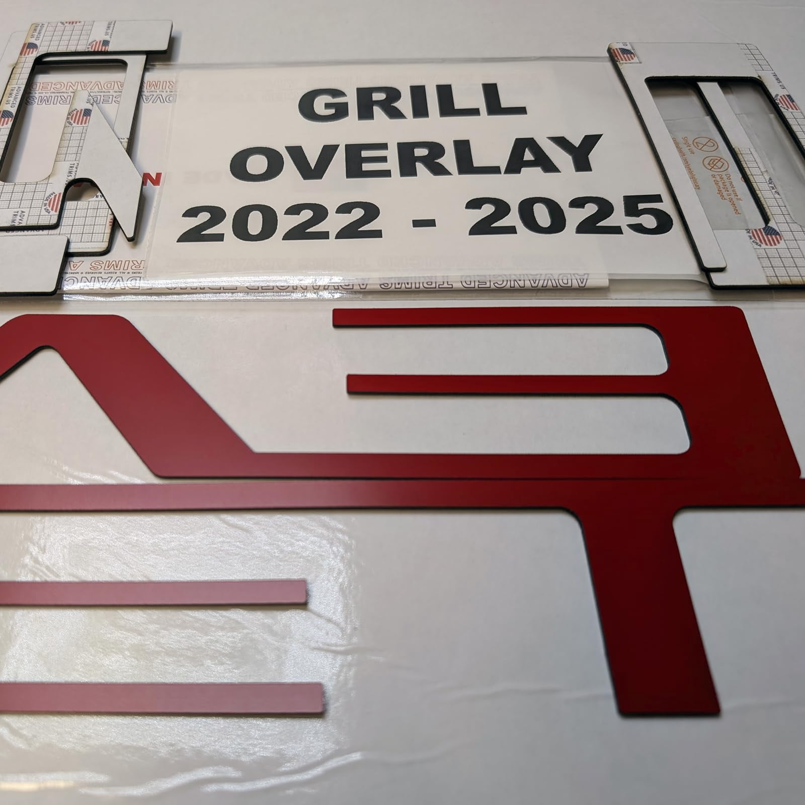 Grill Raised Plastic Letters Overlay Compatible with Silverado 2022 ...