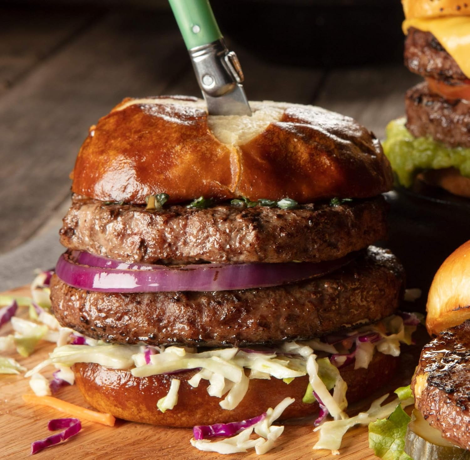 Grill Ready Gourmet Steak Burgers (Sweet Vidalia Onion Steakburgers ...