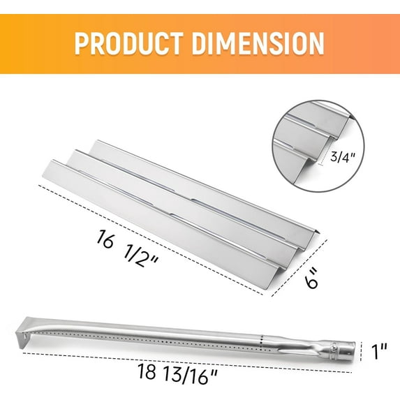 Grill Replacement Parts for Gas Models LEX485/605/730 LE LD485 Series ...