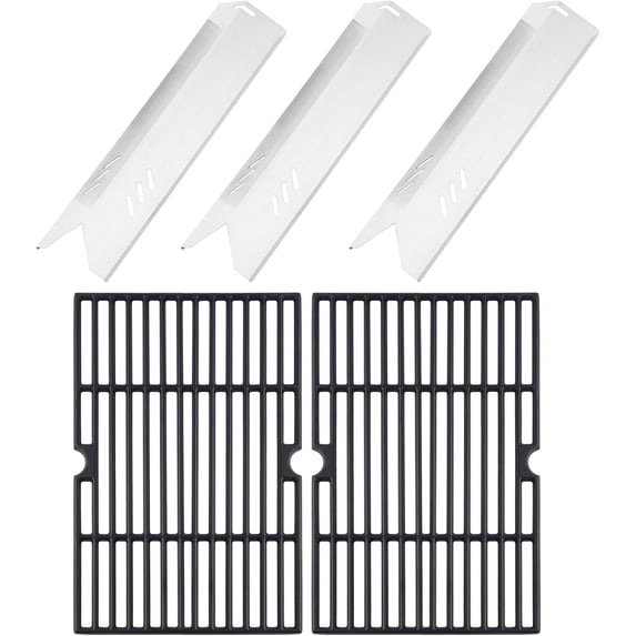 Grill Replacement Parts for 3 Burner Grill Parts Heat Plates, Grill ...