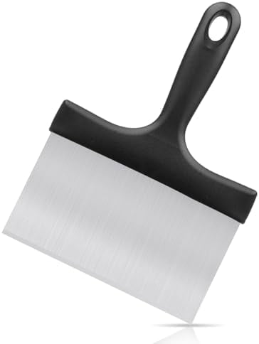 Grill Scraper, Griddle Scraper, Food Scraper with Handle for Grill ...