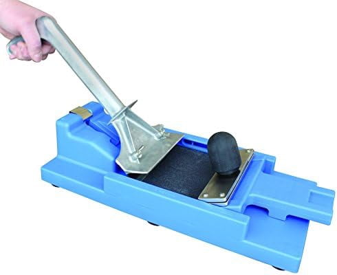 Grill Scraper & Spatula Sharpener - Blue Plastic Rectangular Grill Tool ...