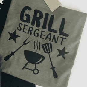 Grill Sergeant Pre-Shrunk Tee Shirts | Retail Fit Dad T Shirt, Best ...