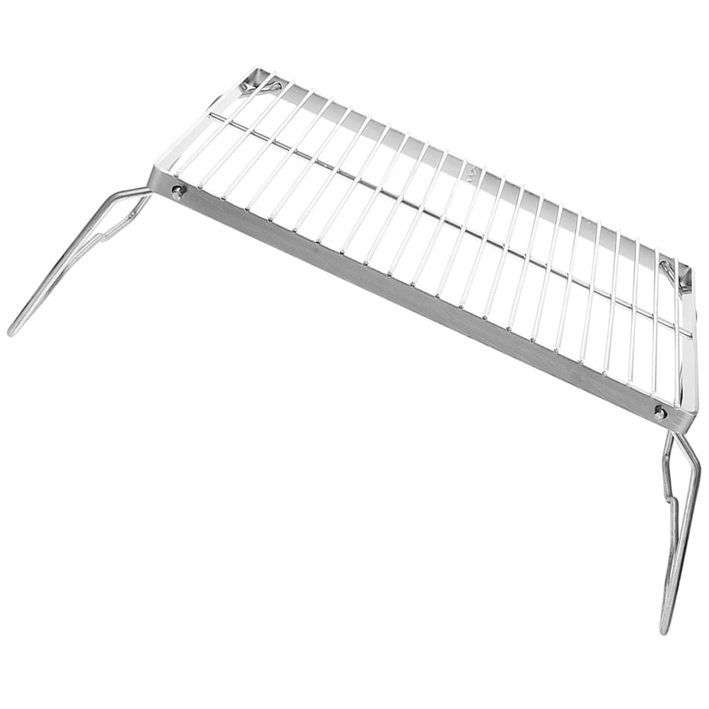 Onaparter Grill Stainless Steel Table Top Charcoal Grills Mini Bbq Rack Stand Camping Barbecue