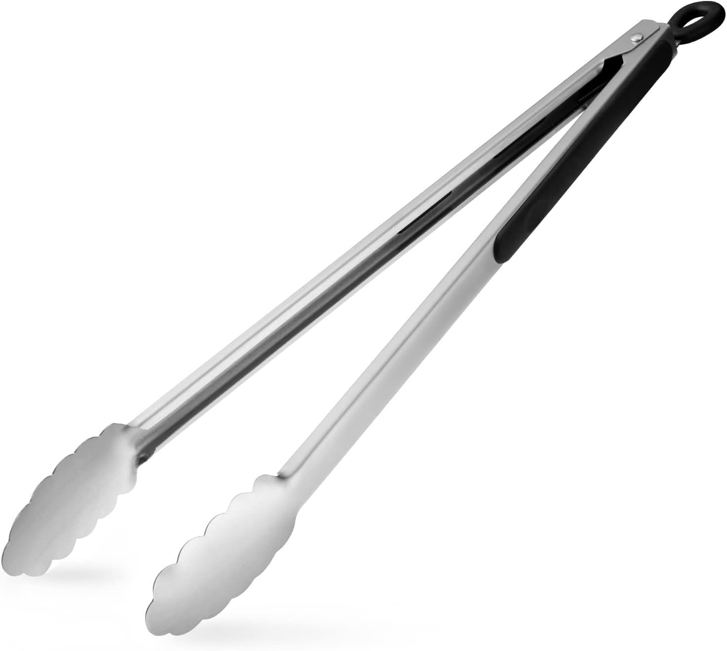 Grill Tongs, 17 Inch Extra Long BBQ Tongs, Stainless Tongs for Cooking ...