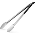 Grill Tongs, 17 Inch Extra Long BBQ Tongs, Stainless Tongs for Cooking ...