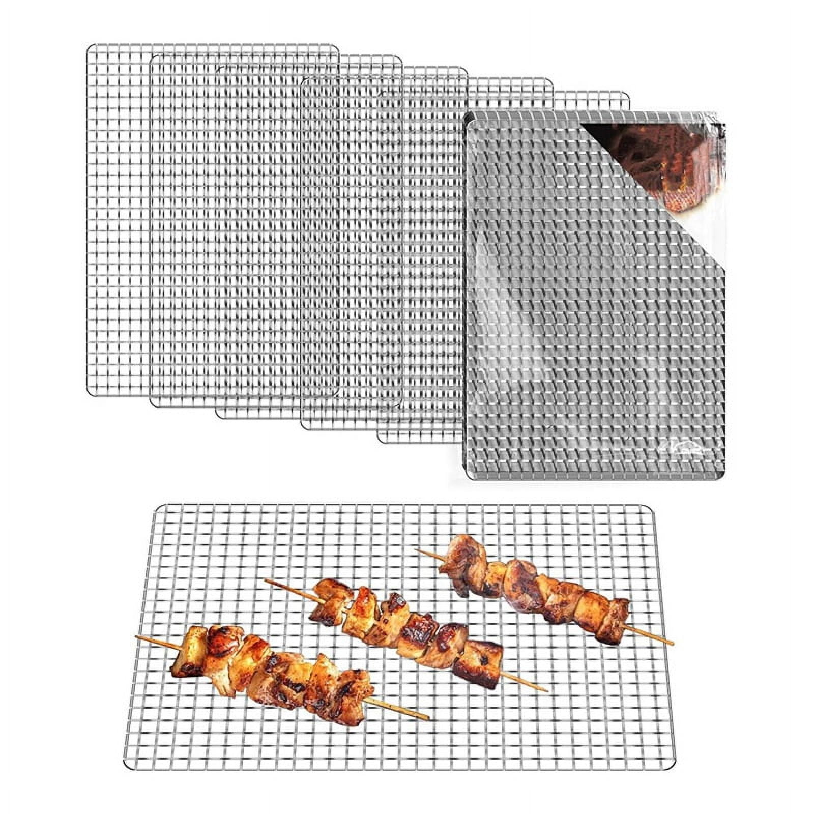 Grill Topper,Disposable Grill Grates,10Pcs 11.8x15.7In Baking Rack ...