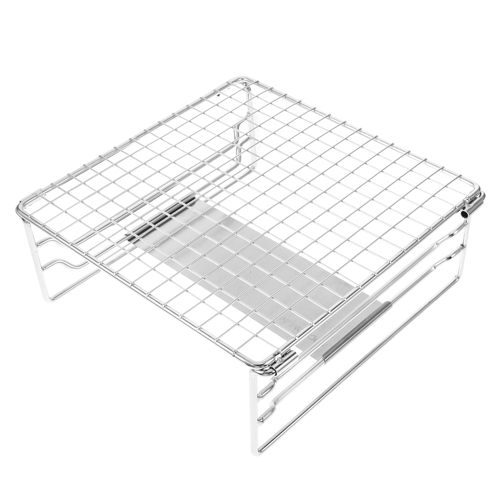 Grill Warming Rack Stainless Steel BBQ Rack Folding Grill Rack for ...